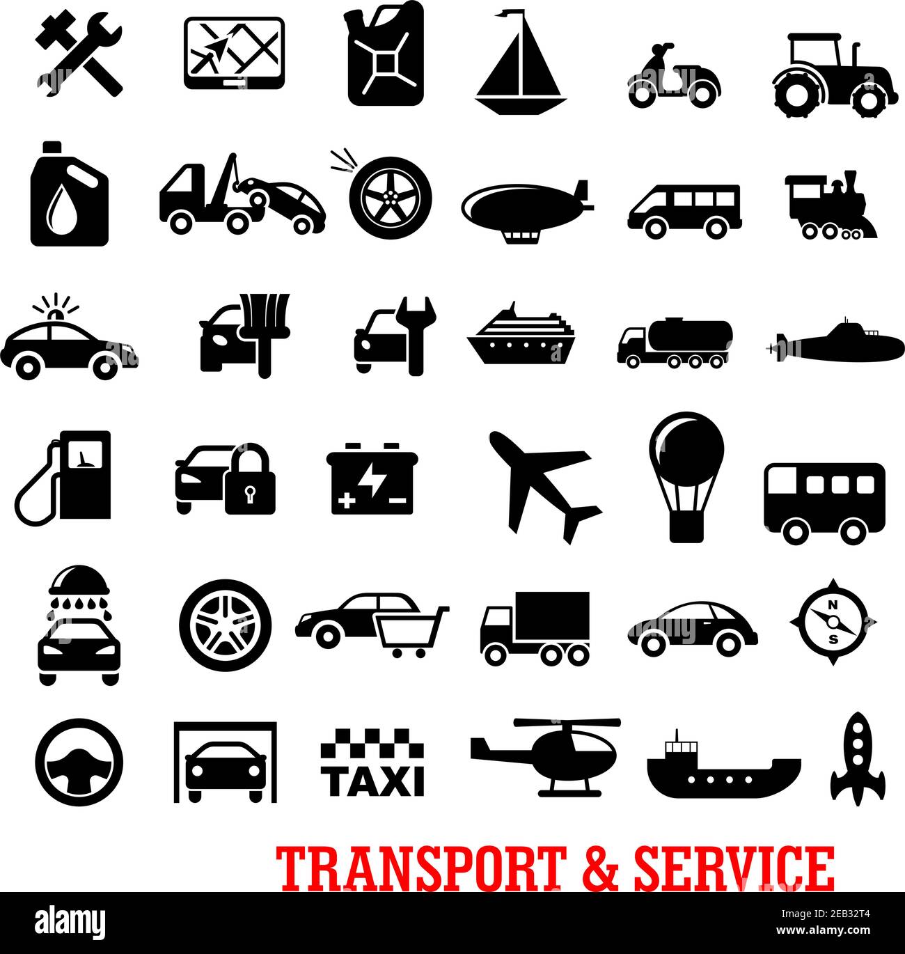 Taxi buses Stock Vector Images - Alamy