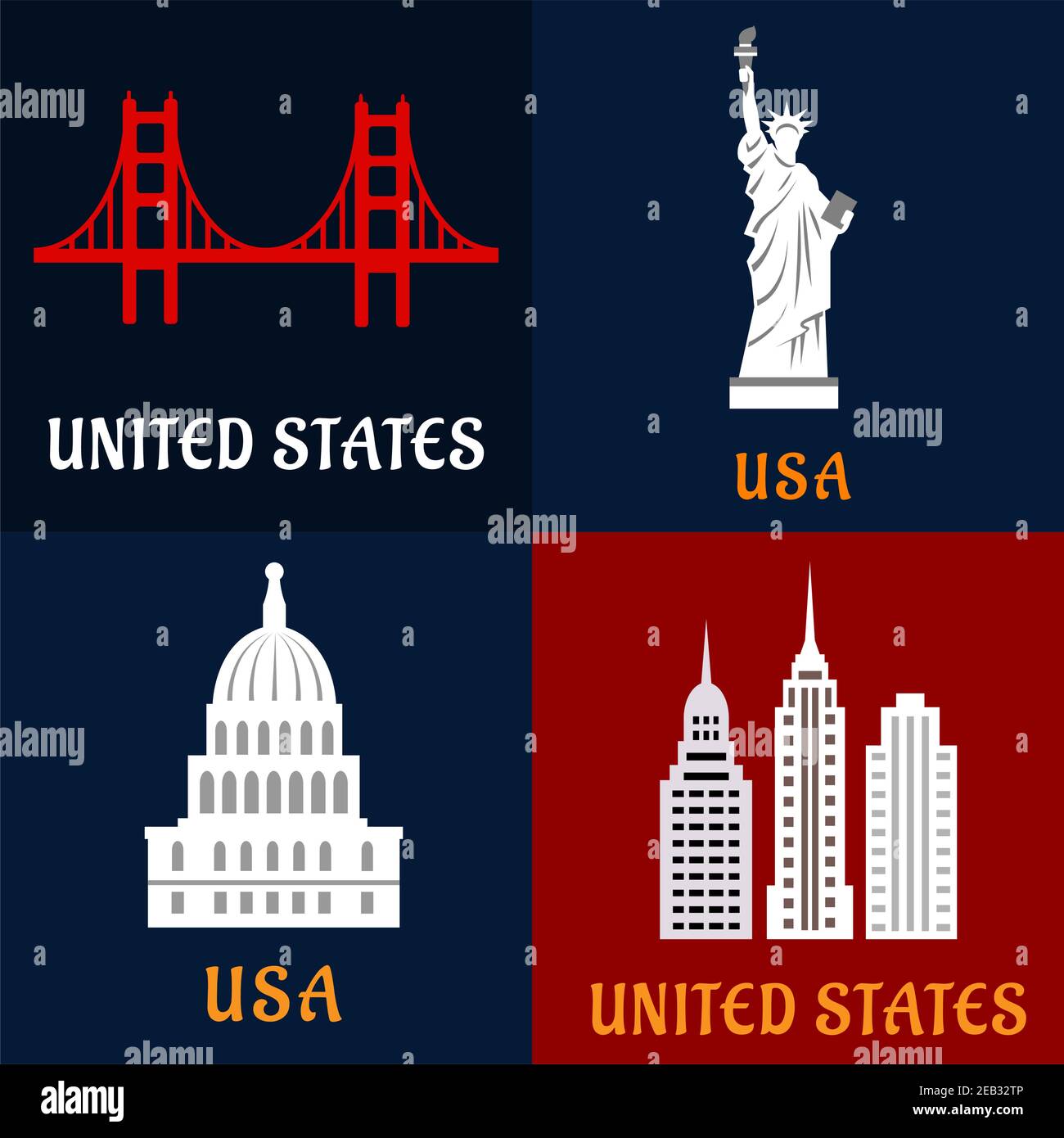 Freedom gate bridge Stock Vector Images - Alamy