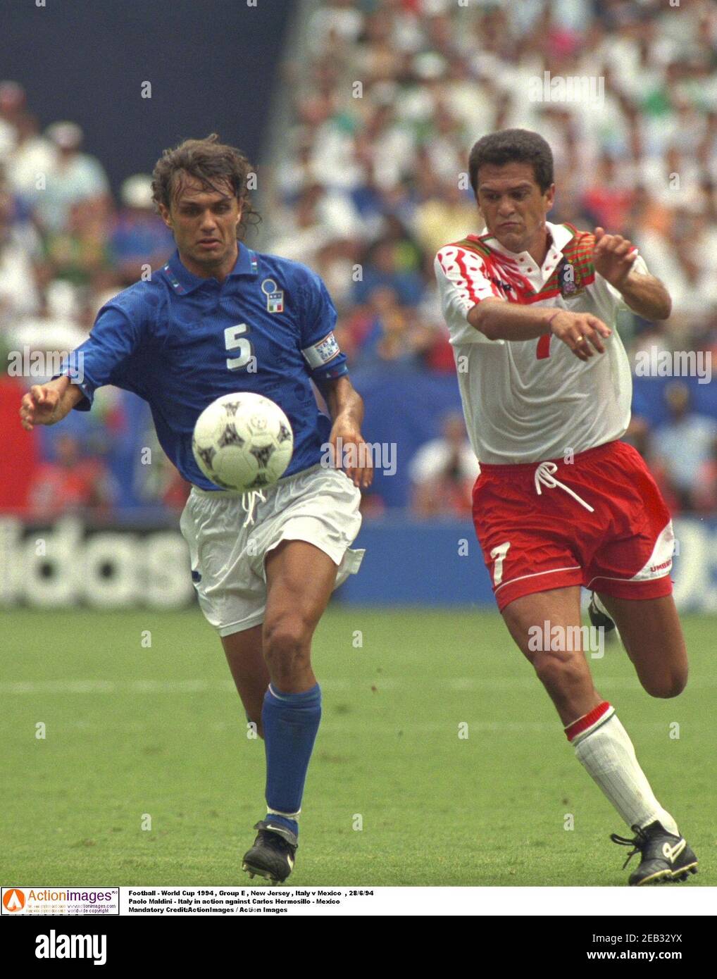 Paolo maldini 1994 hi-res stock photography and images - Alamy