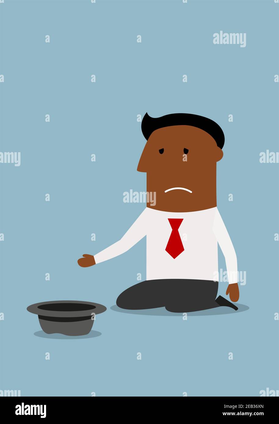 Cartoon broke businessman hi-res stock photography and images - Alamy