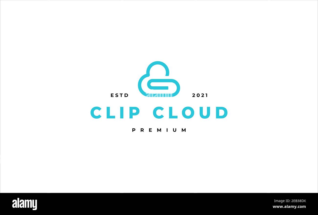 Cloud logo vector hi-res stock photography and images - Alamy