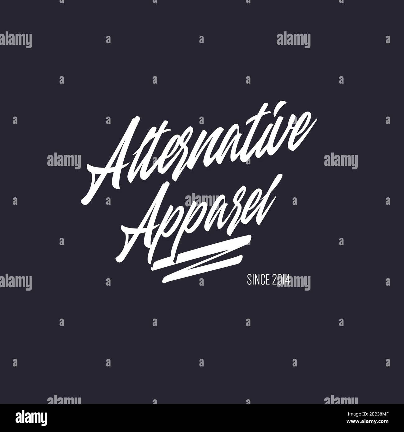 Lettering Logo For Streetwear Brands Stock Photo - Alamy