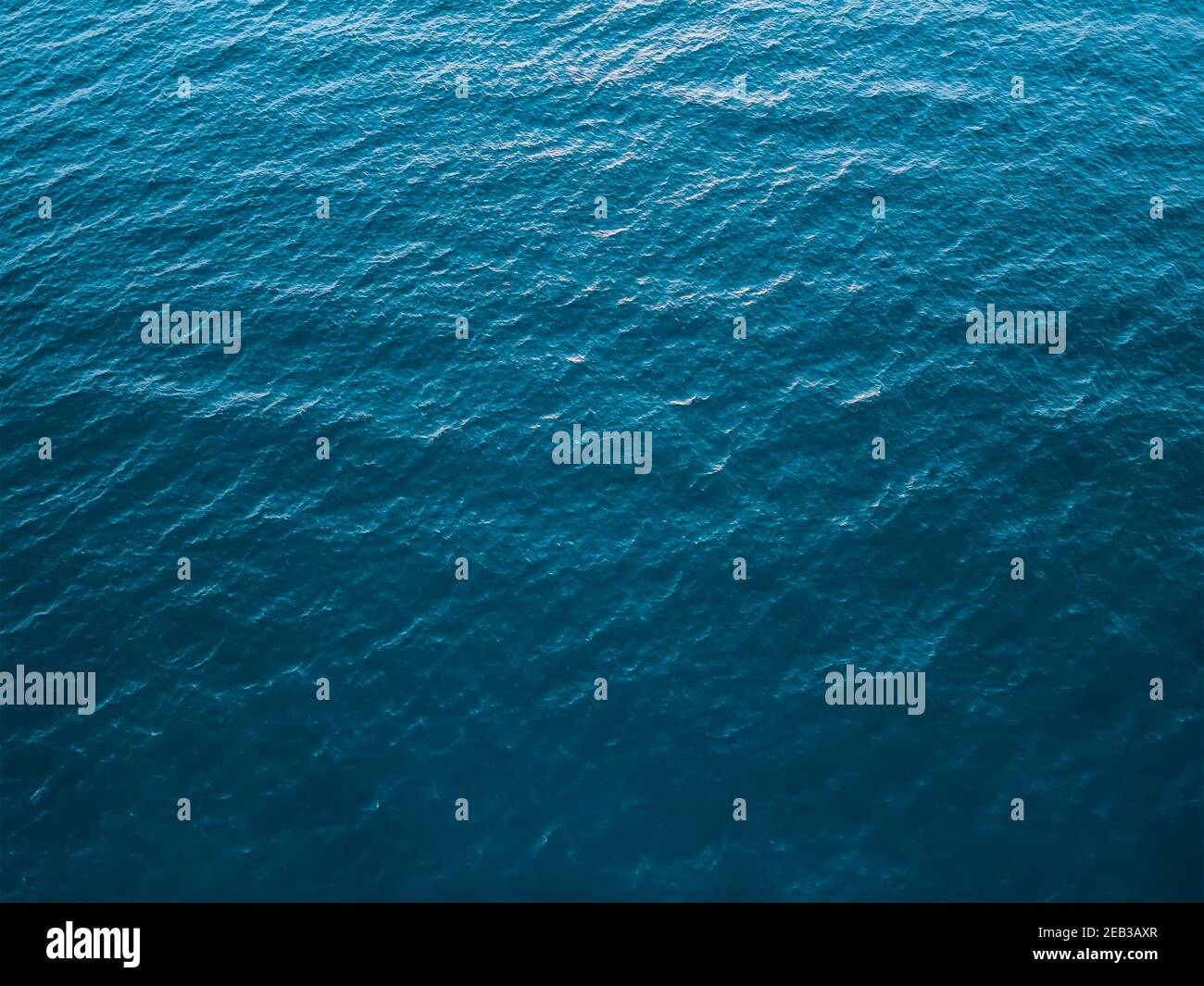 Top view of deep cold sea, texture of small waves. Dark sea background ...