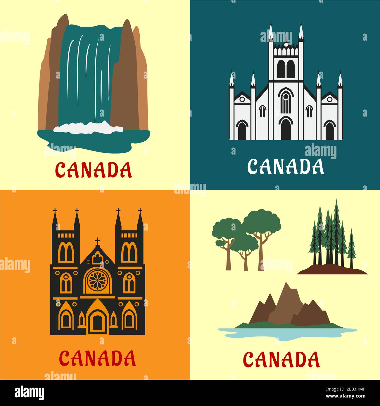 Canada church and temple Stock Vector Images - Alamy