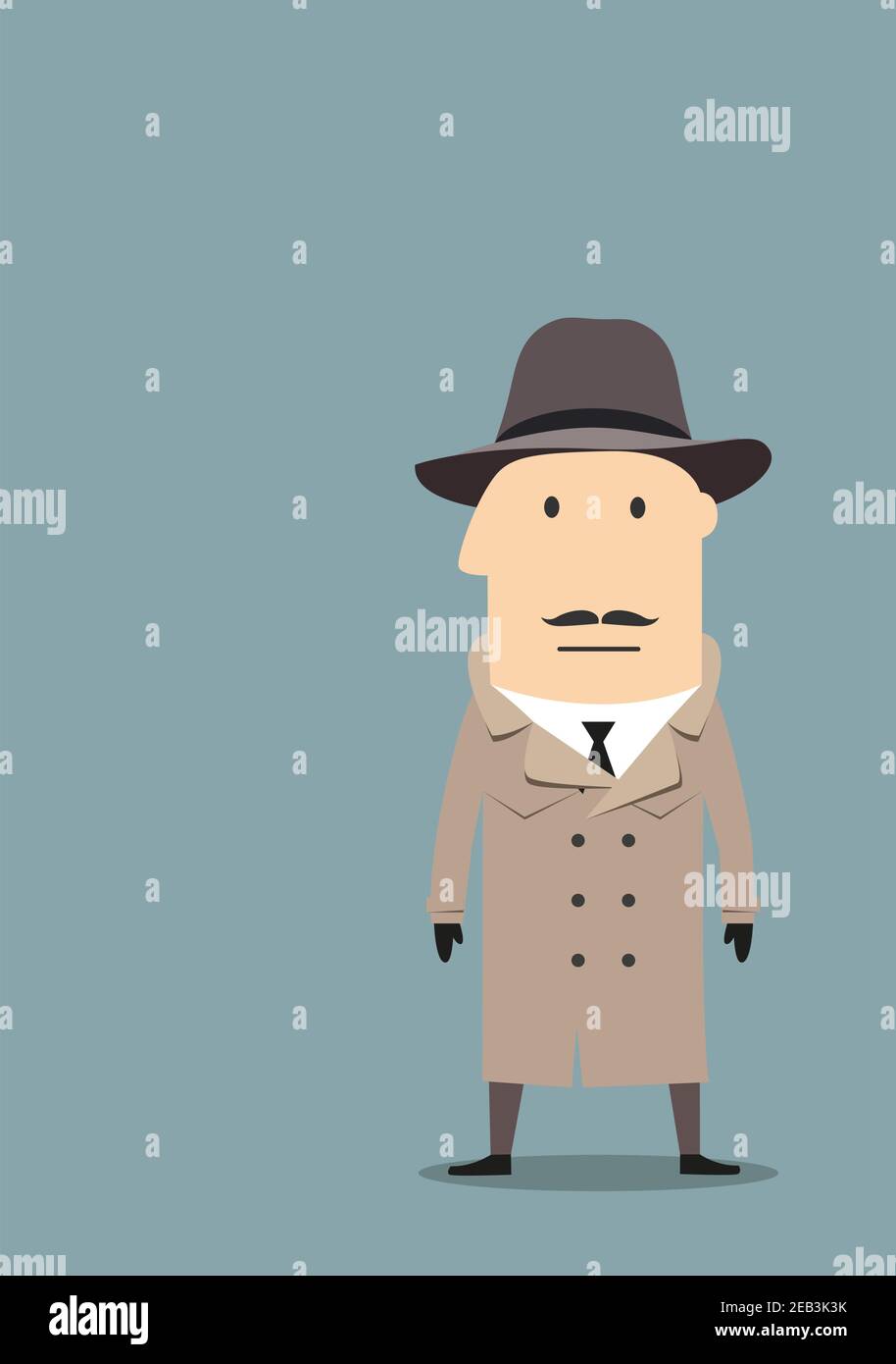 Black trench Stock Vector Images - Alamy