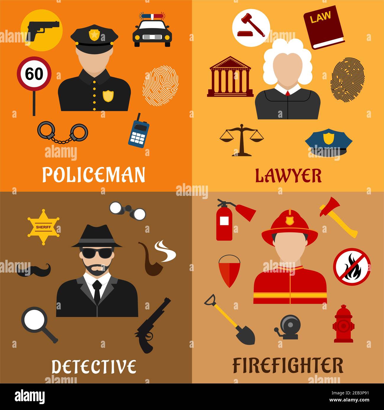 Fire investigator Stock Vector Images - Alamy