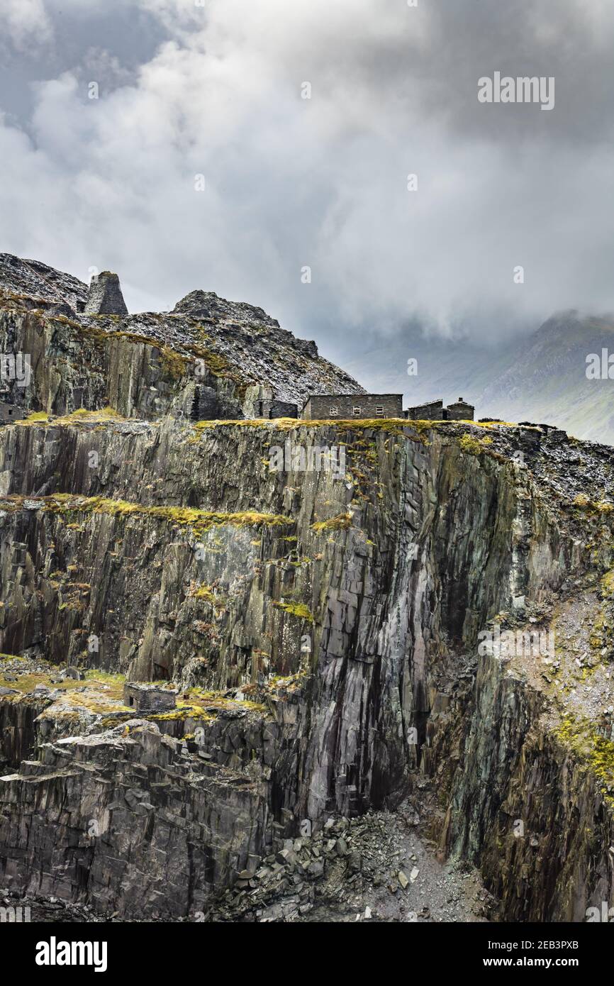Abandoned dinorwig welsh slate quarry hi-res stock photography and ...