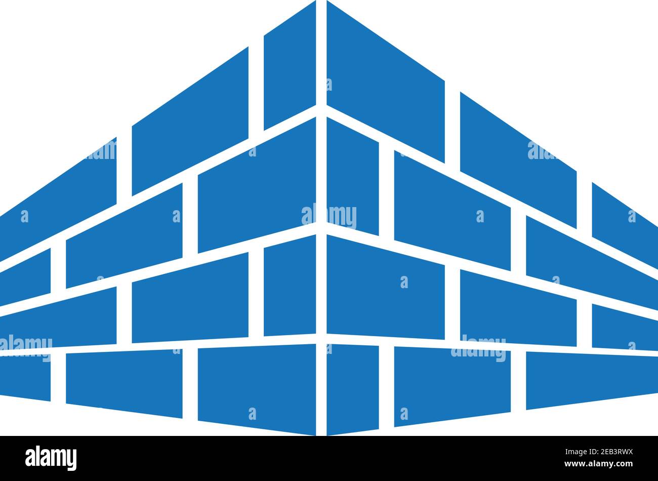 Brick Building logo design vector, Brickwork simple modern logo ...