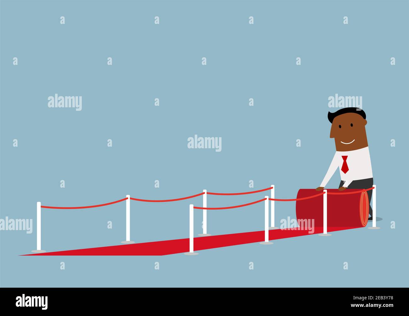 Roll out the red carpet for Stock Vector Images - Alamy