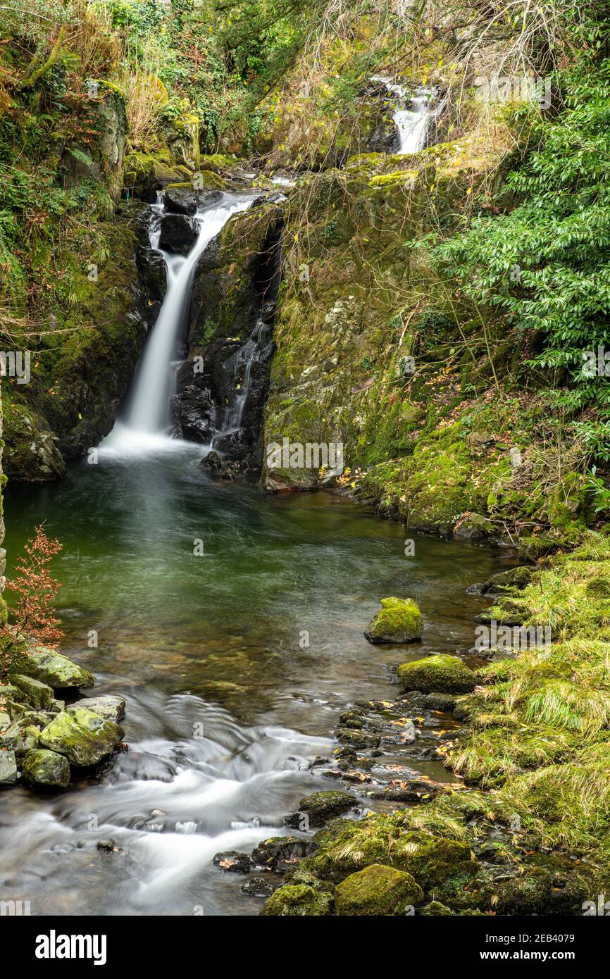 Autumn waterfall in Lake District Stock Photo - Alamy