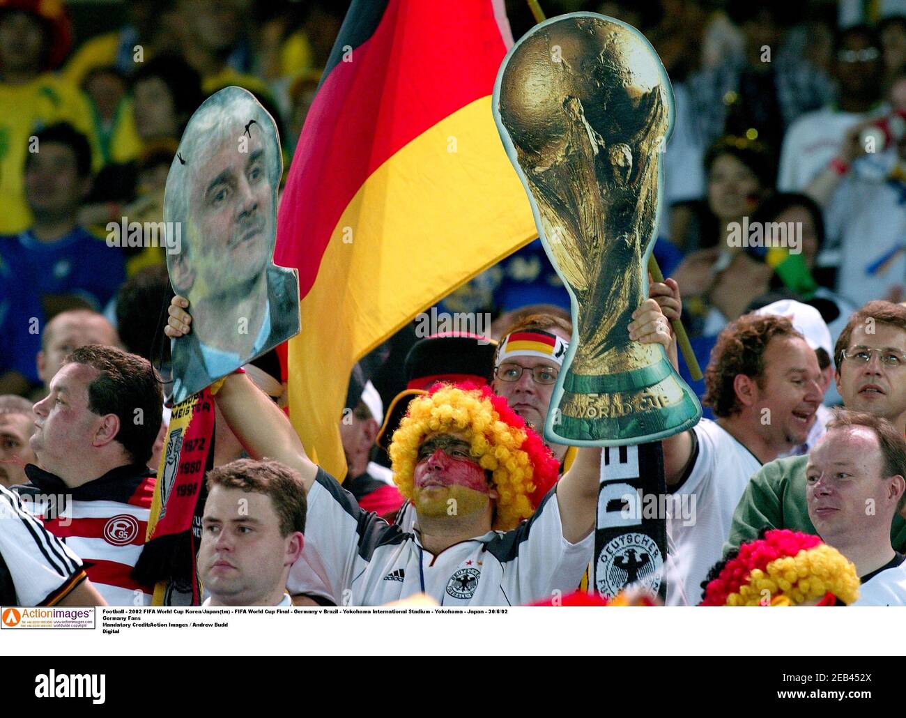 Soccer fifa world cup 2002 final germany v brazil hi-res stock ...