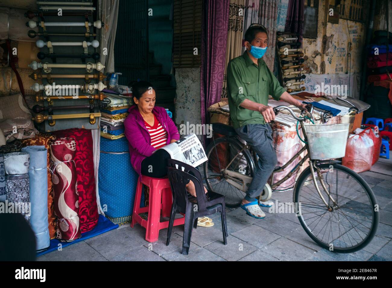 Hanoi daily life Stock Photo - Alamy
