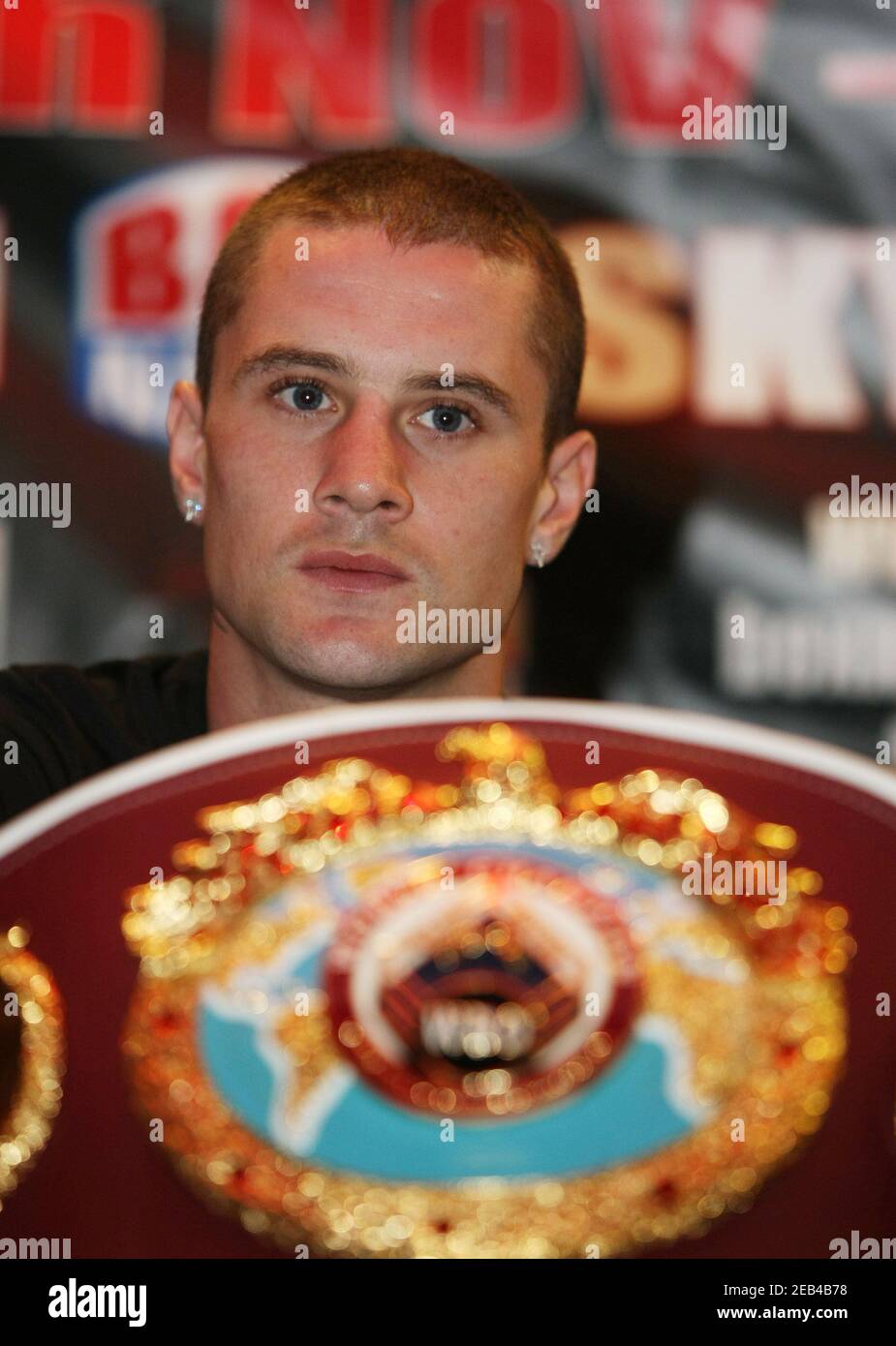 George groves and paul smith press conference planet hollywood hi-res ...