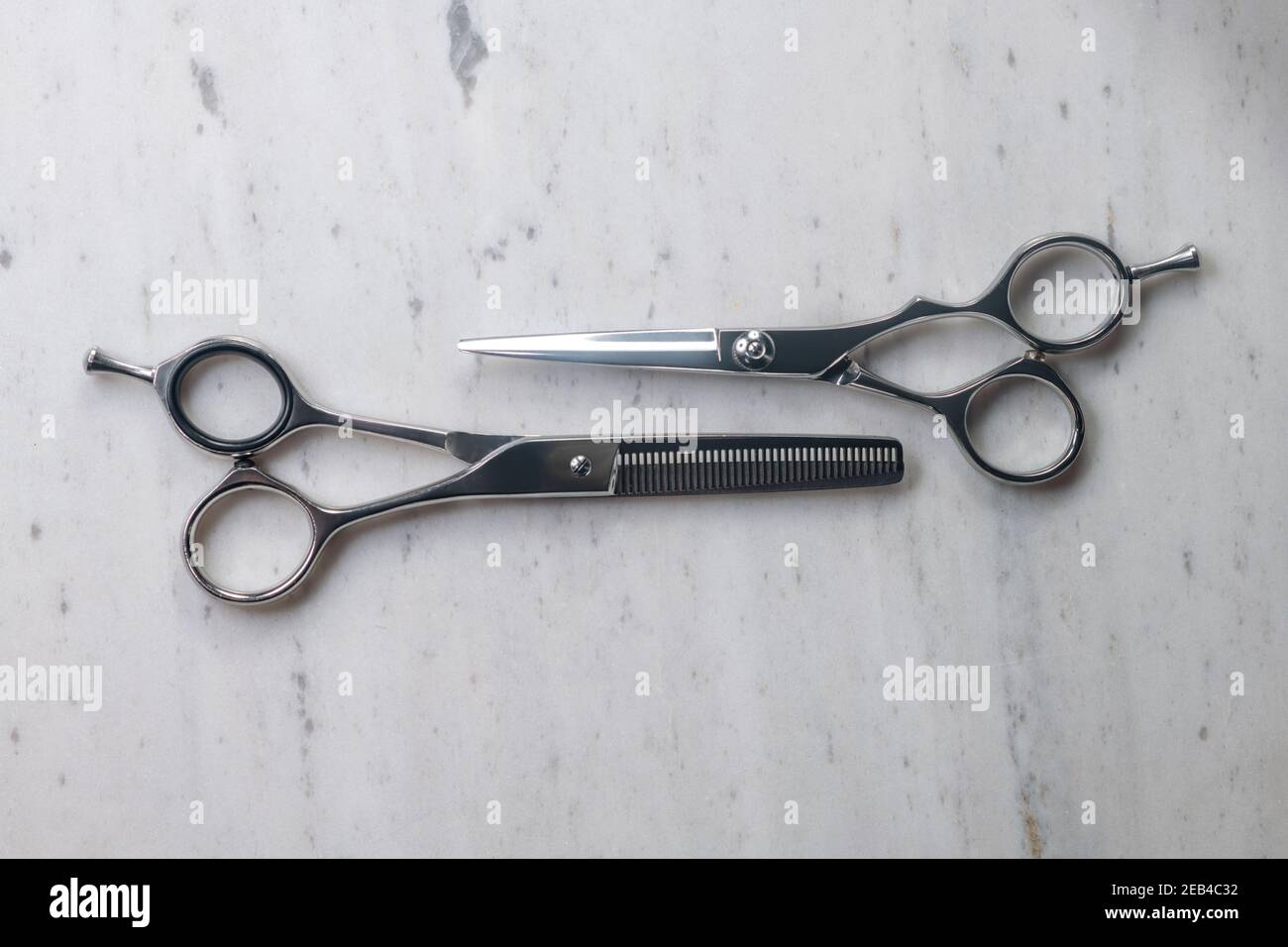 Close up picture of hairdressing tools on the table Stock Photo - Alamy