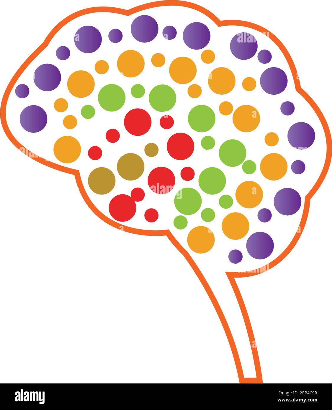 Health Brain vector illustration icon template design Stock Vector ...