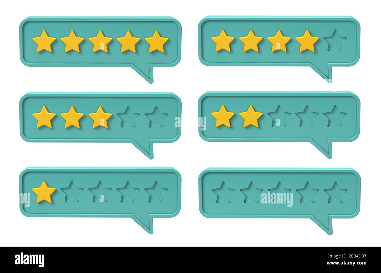 Five stars rating. Bubble with Feedback, quality. isolated on white ...