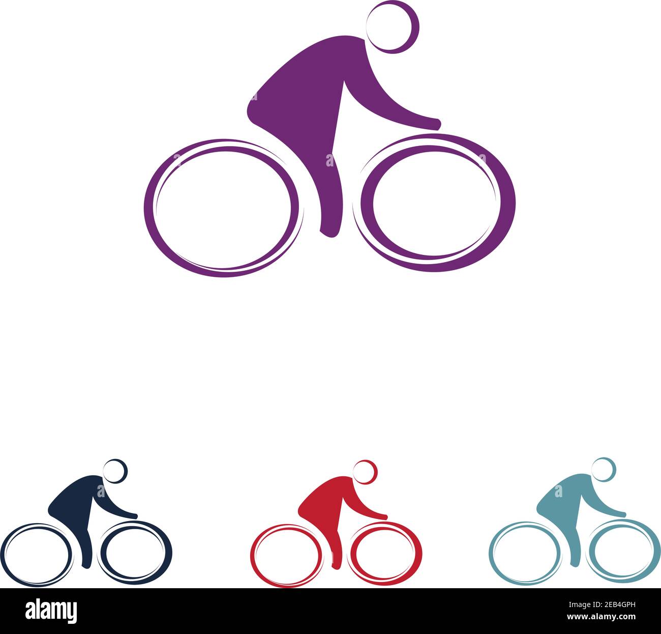 Bicycle logo vector template Stock Vector Image & Art - Alamy