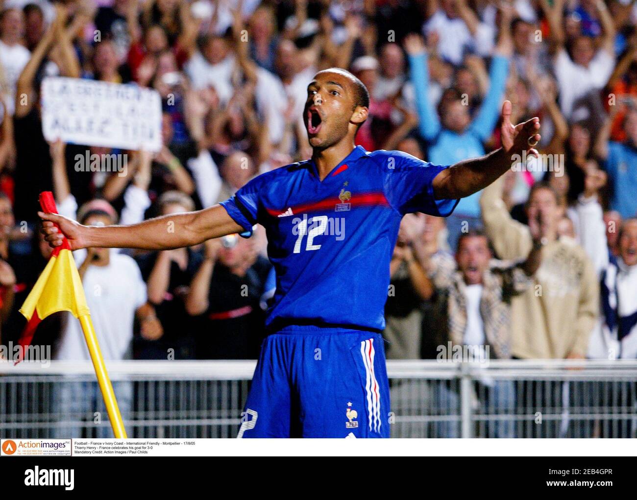 Thierry henry france celebrates hi-res stock photography and images - Alamy