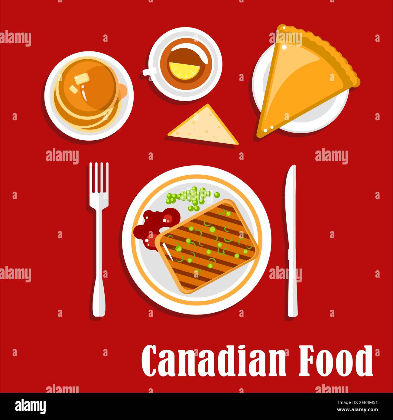 Canadian tea Stock Vector Images - Alamy