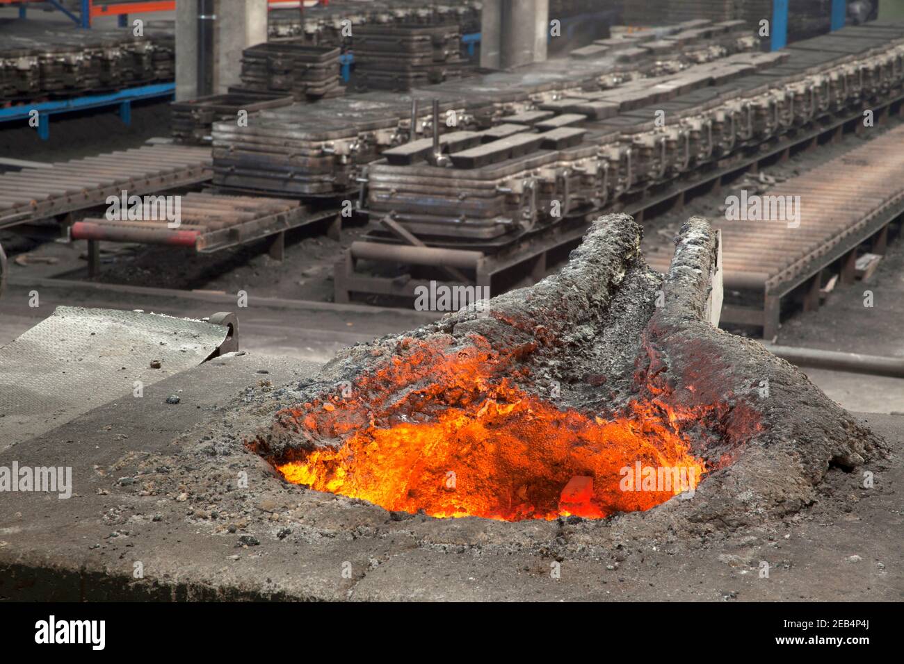 Foundry factory. Metal industry, steel making Stock Photo - Alamy