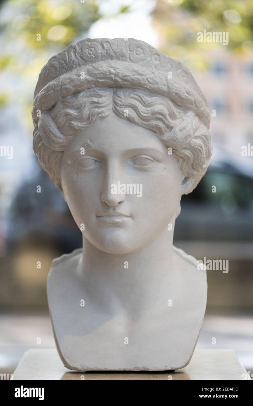 Portrait of deified Antonia Minor aka Julia Antonia Minor or Antonia ...