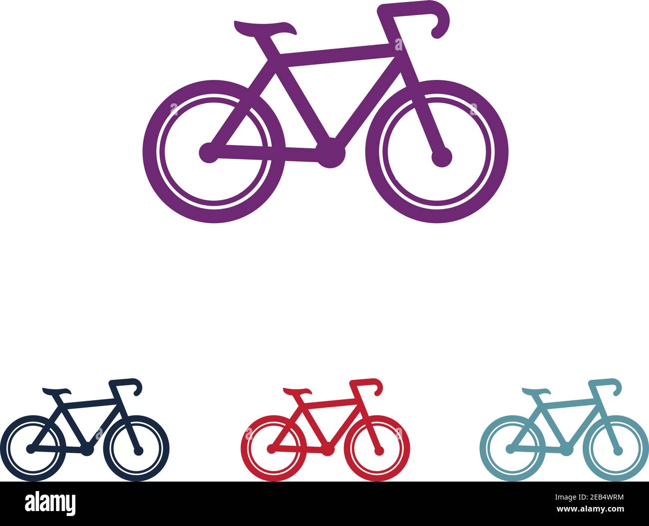 Bicycle logo vector template Stock Vector Image & Art - Alamy