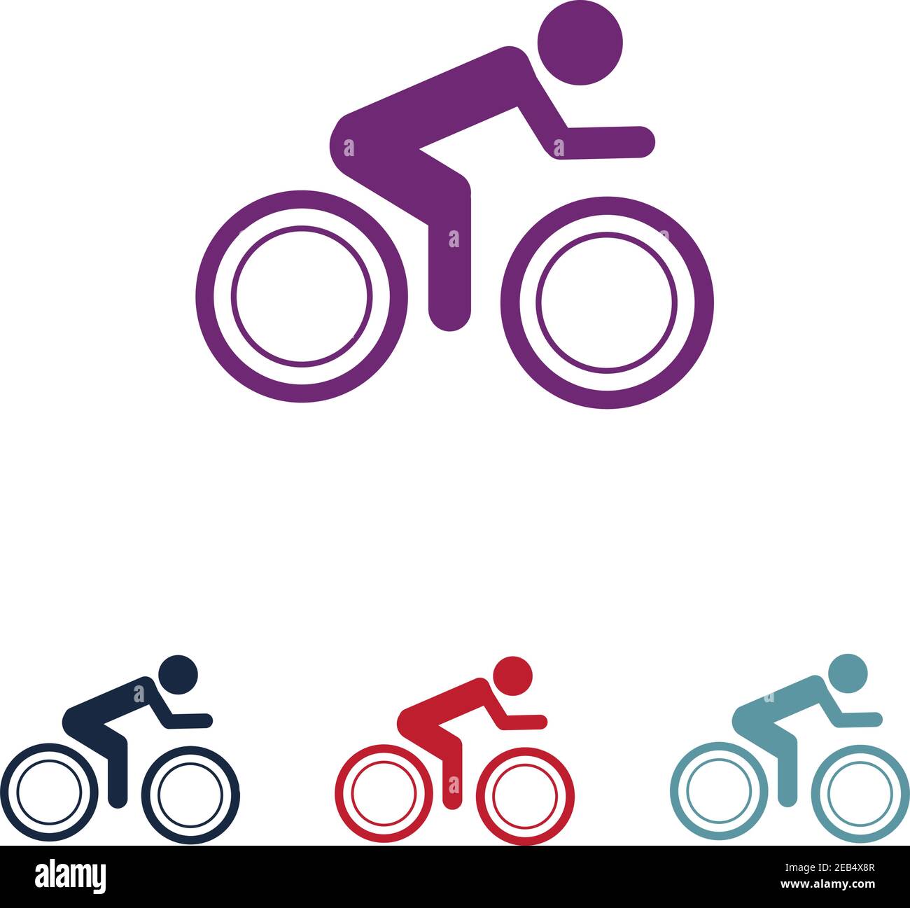 Bicycle logo vector template Stock Vector Image & Art - Alamy