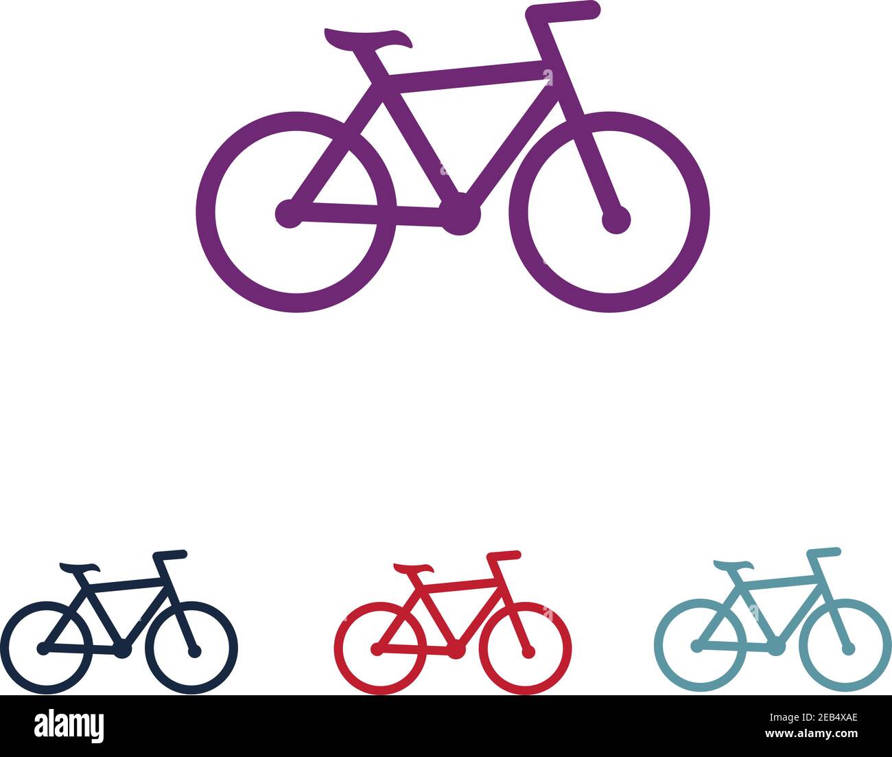 Bicycle logo vector template Stock Vector Image & Art - Alamy