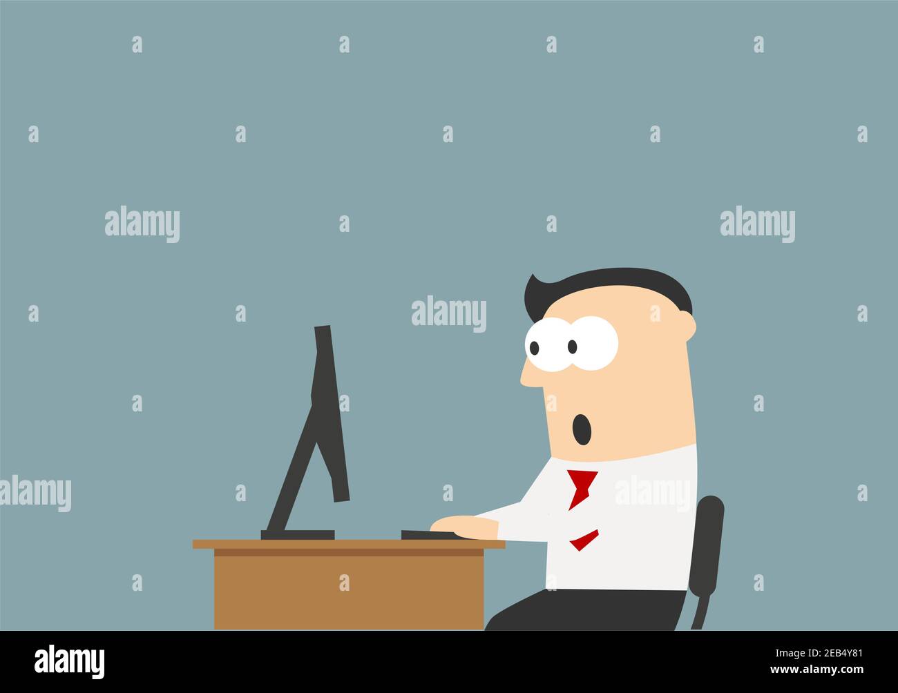 Shock surprise wide eye Stock Vector Images - Alamy