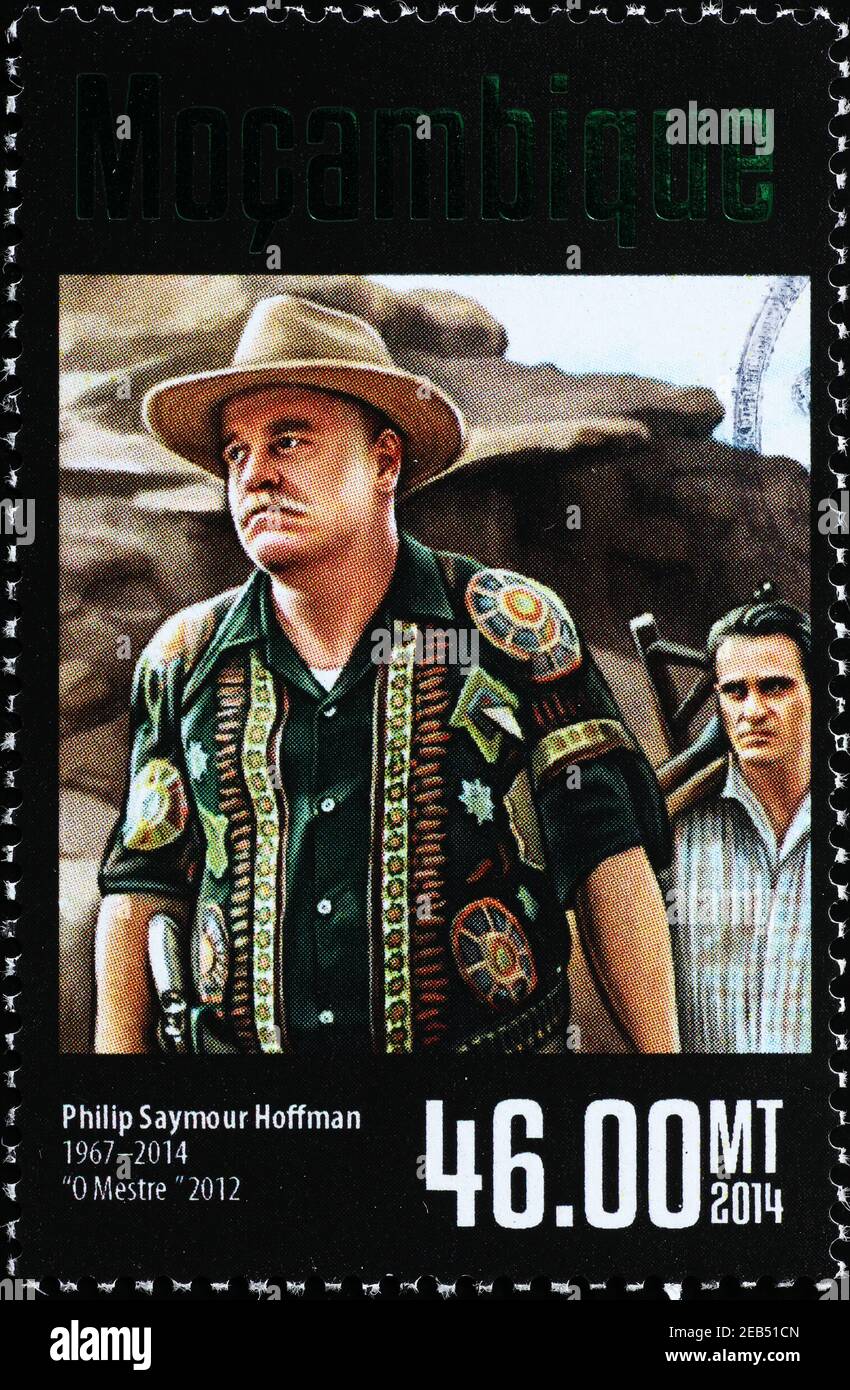American actor Philip Seymour Hoffman on postage stamp Stock Photo - Alamy