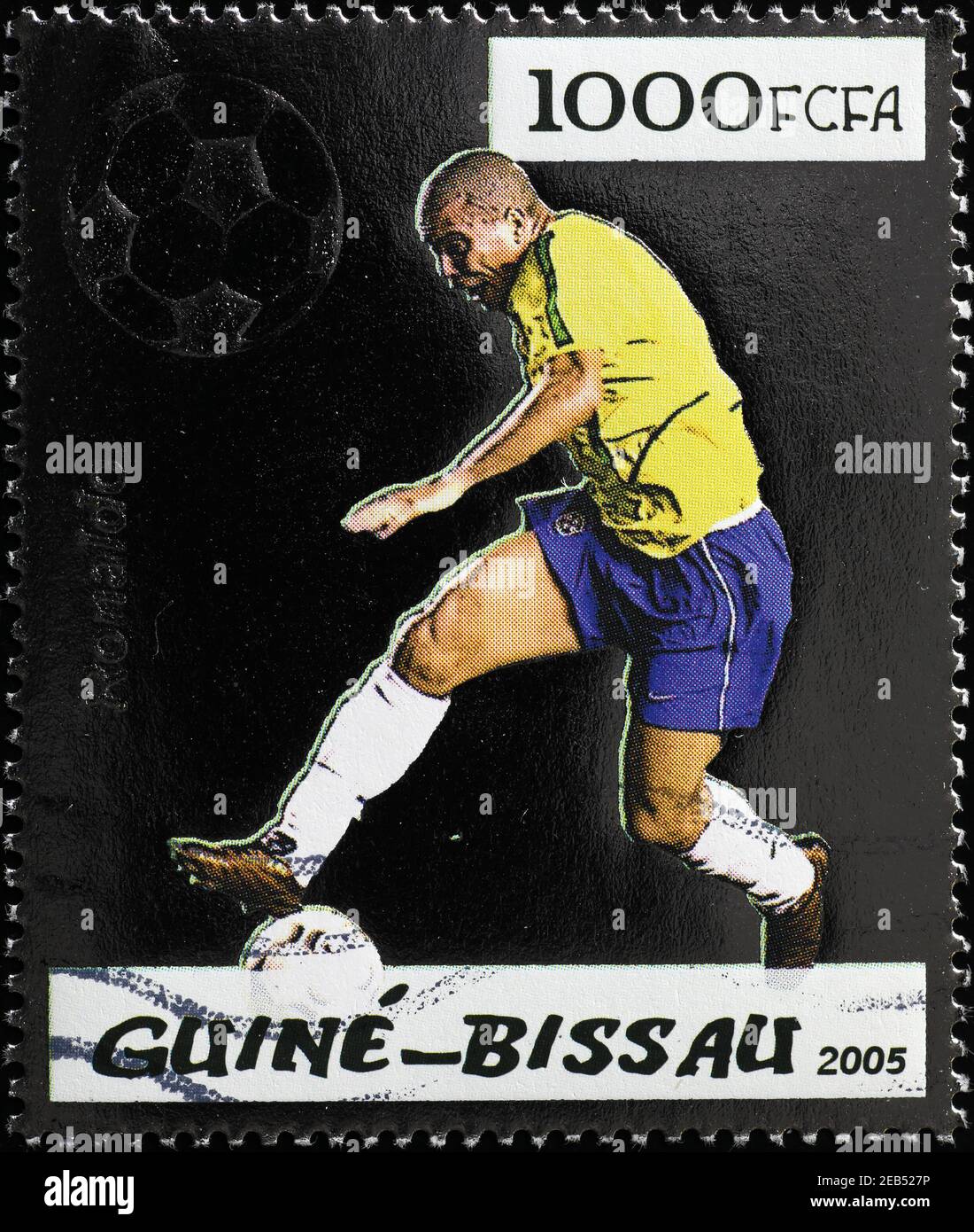 Brazilian footballer Ronaldo on postage stamp Stock Photo - Alamy
