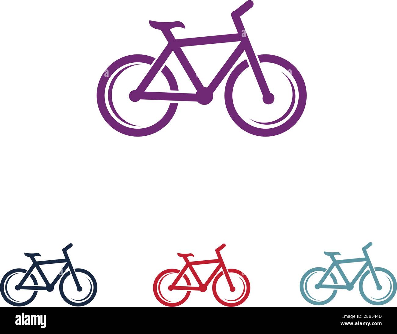 Bicycle logo vector template Stock Vector Image & Art - Alamy