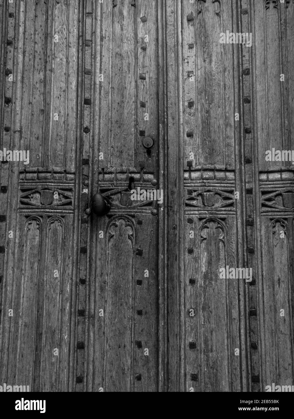 Old building open doors Black and White Stock Photos & Images - Alamy