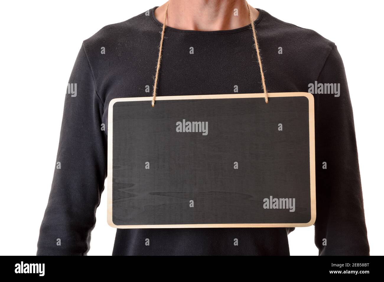 Neck placard hi-res stock photography and images - Alamy