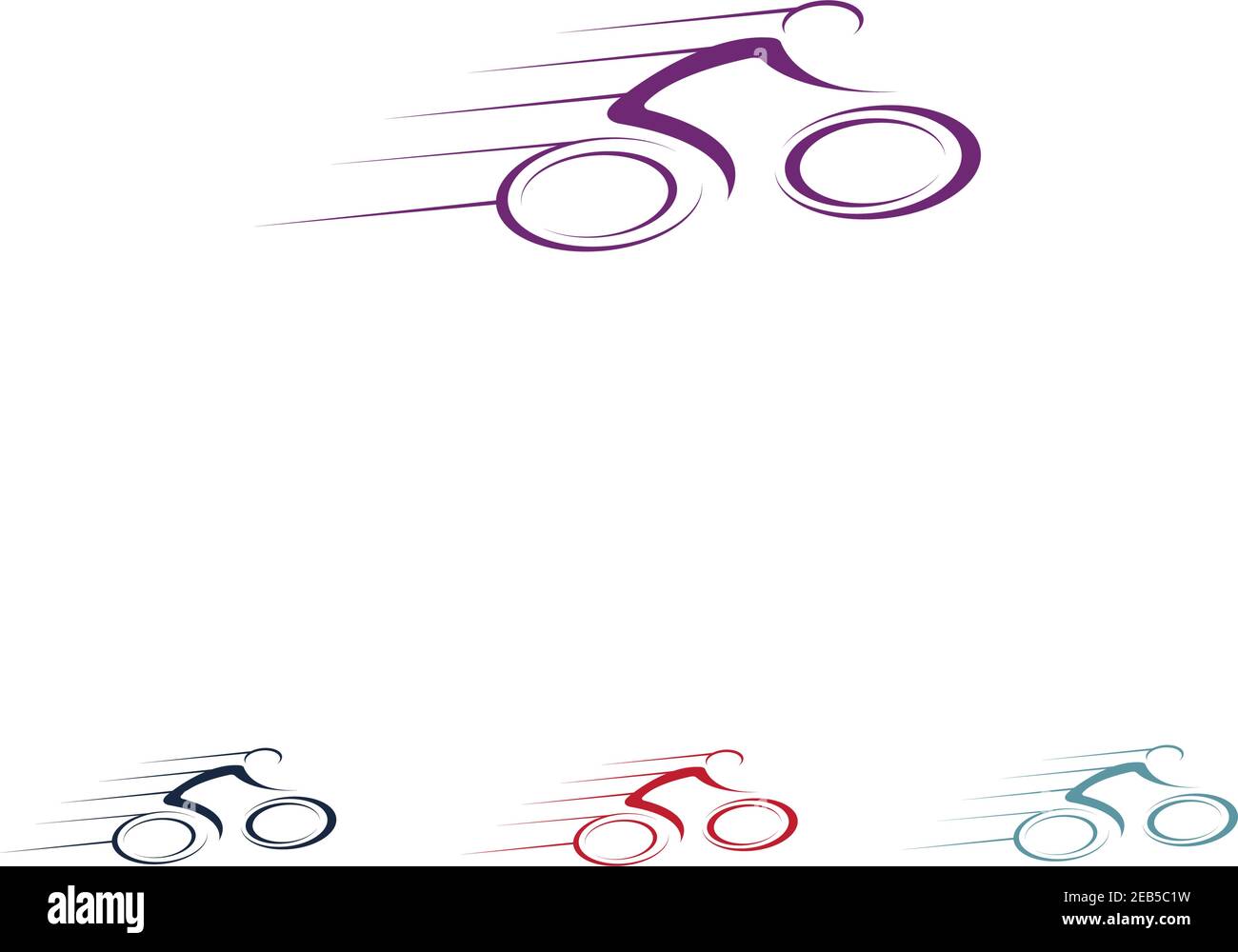 Bicycle logo vector template Stock Vector Image & Art - Alamy