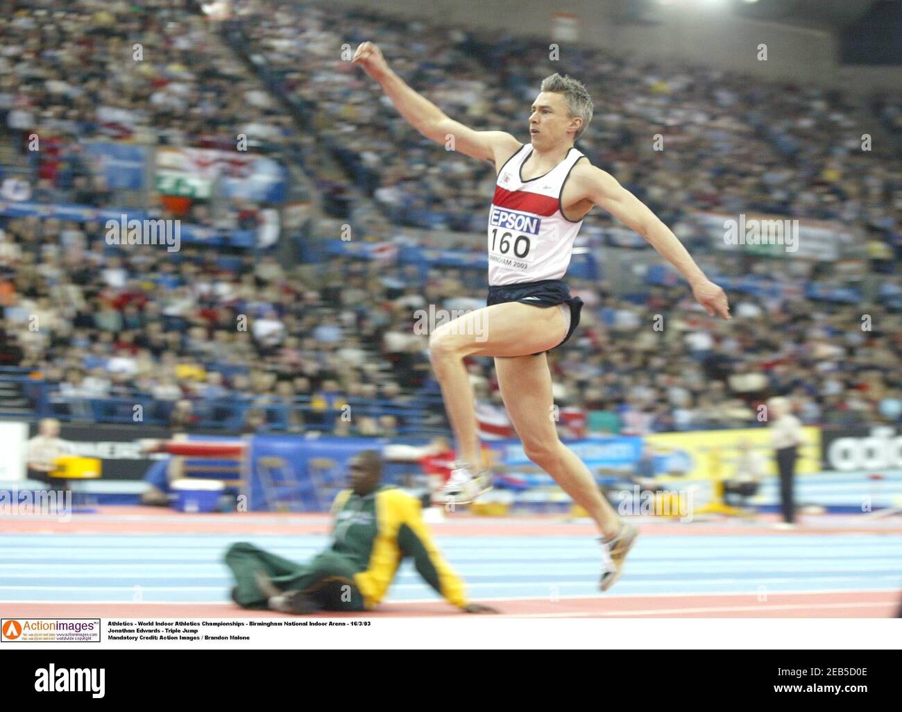 Jonathan Edwards Triple Jump World High Resolution Stock Photography ...