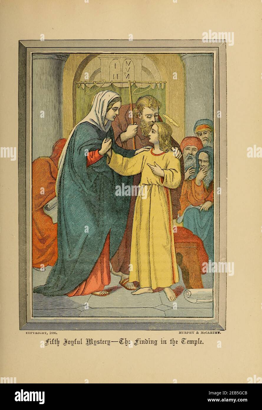 FIFTH JOYFUL MYSTERY: THE FINDING IN THE TEMPLE The pictorial Catholic ...