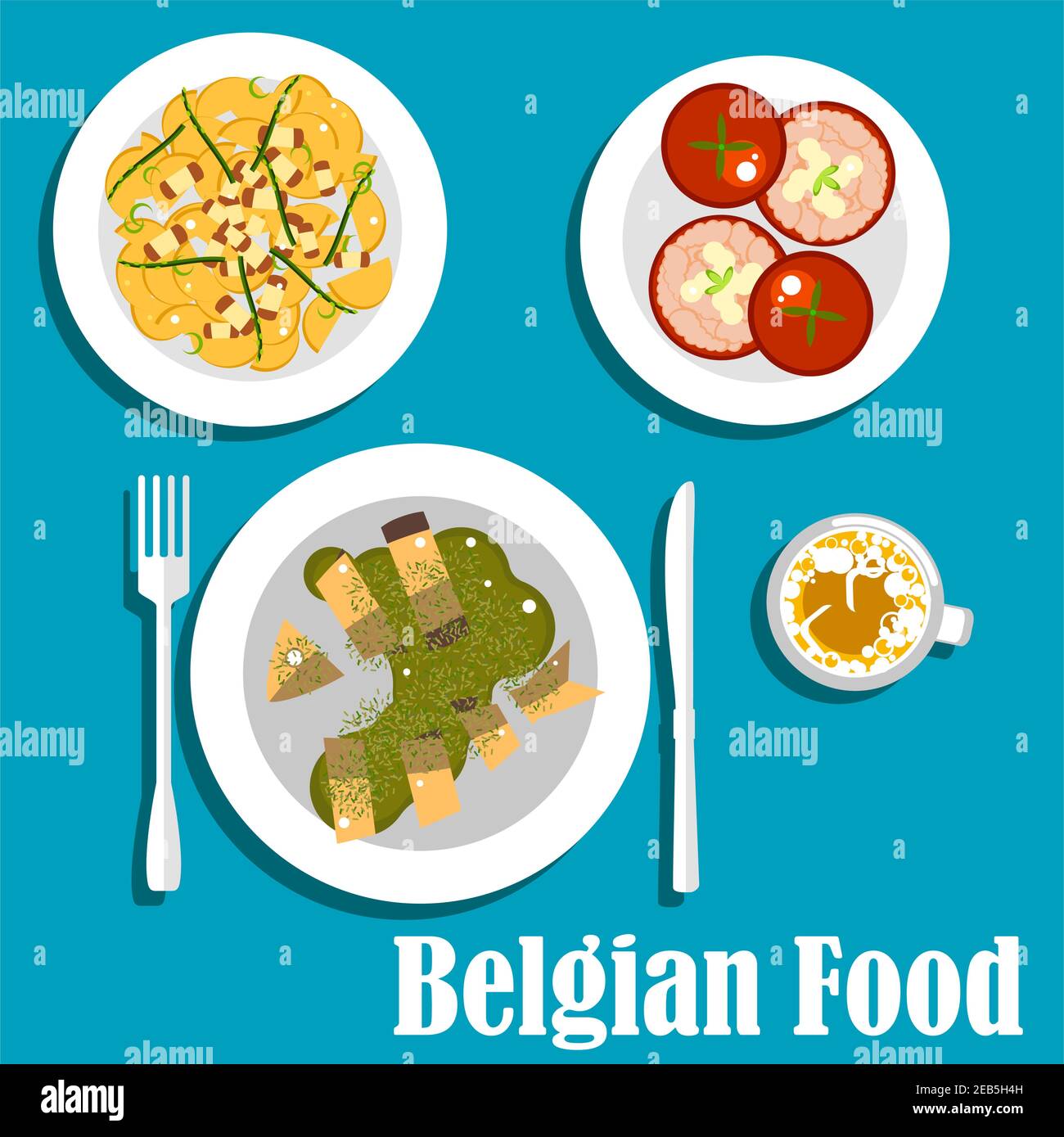 Potato shrimps Stock Vector Images - Alamy