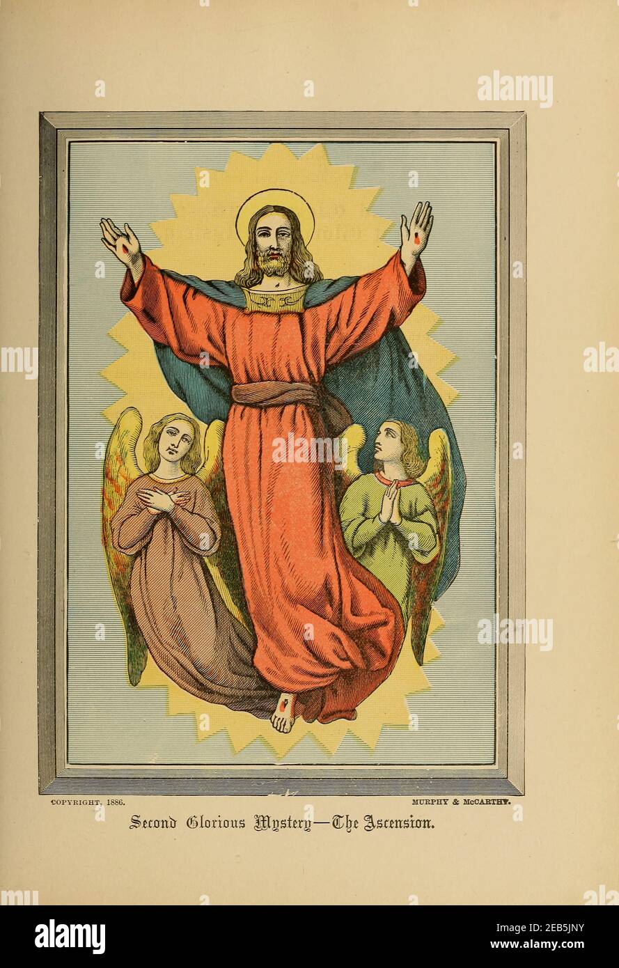 2nd Glorious Mystery The Ascension of Jesus into heaven From ' The ...