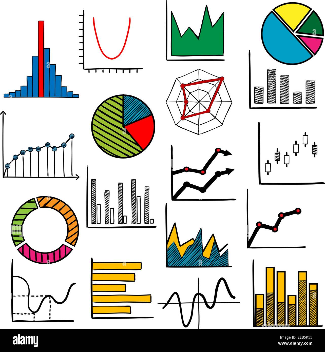 Trend charts design hi-res stock photography and images - Alamy