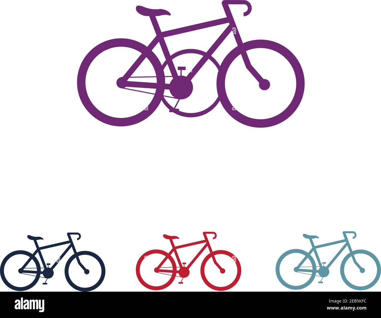 Bicycle logo vector template Stock Vector Image & Art - Alamy