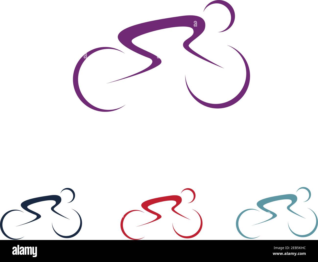 Bicycle logo vector template Stock Vector Image & Art - Alamy