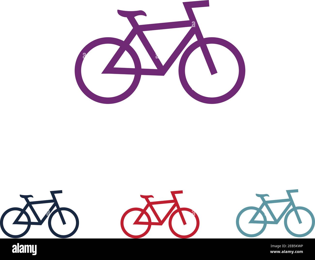 Bicycle logo vector template Stock Vector Image & Art - Alamy