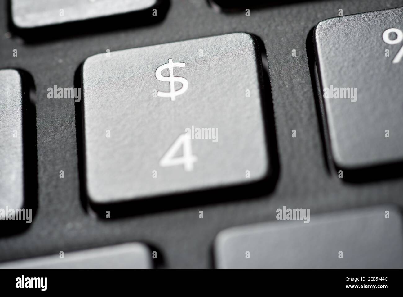 Dollar symbol on a keyboard of a laptop Stock Photo - Alamy