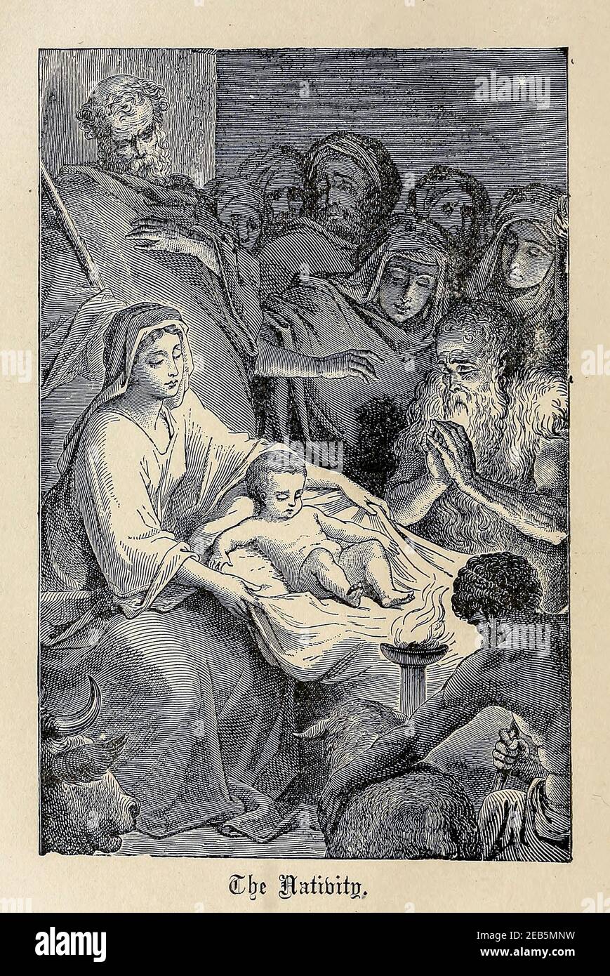 The Nativity From ' The pictorial Catholic library ' containing seven ...