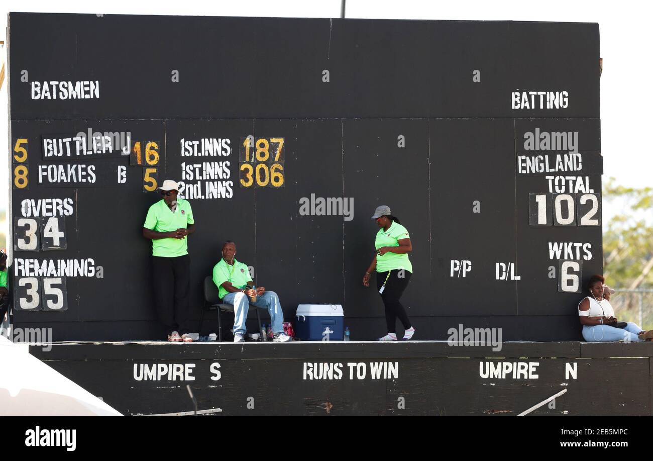 Cricket scoreboard stadium hi-res stock photography and images - Alamy