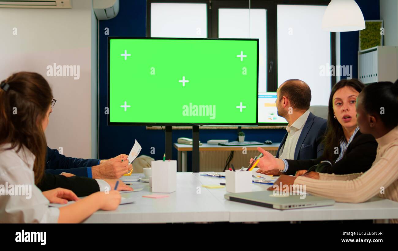 Tv green screen mockup ready hi-res stock photography and images - Alamy