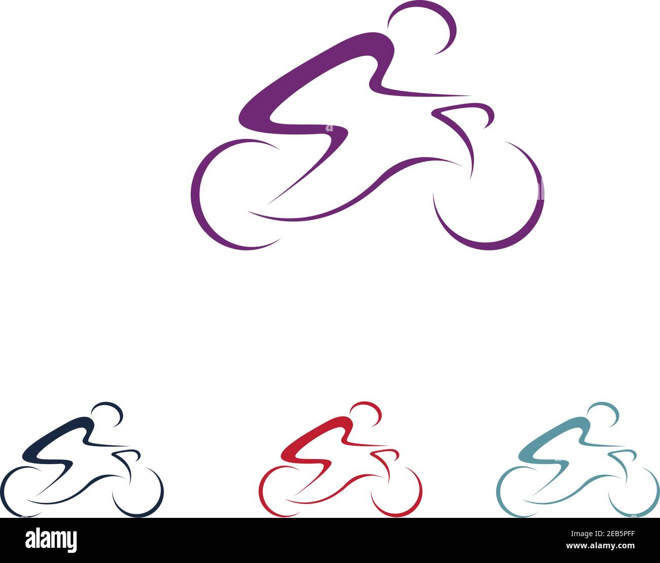 Bicycle logo vector template Stock Vector Image & Art - Alamy