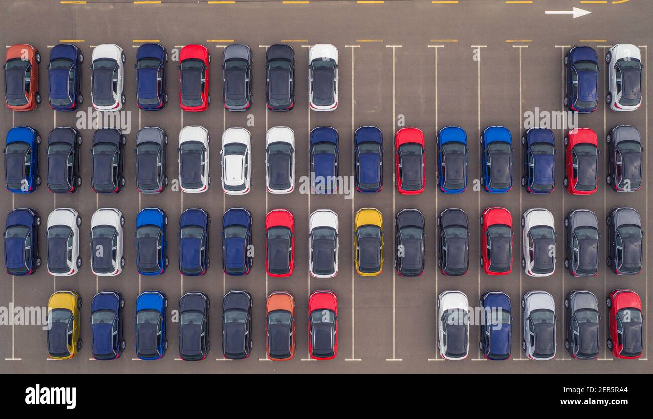 Vehicle lineup in showroom hi-res stock photography and images - Alamy