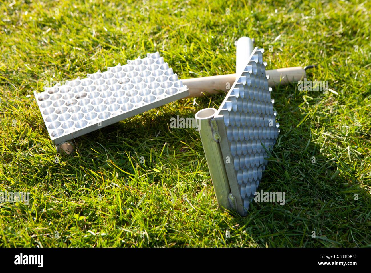 Traditional thatching tools and products Stock Photo - Alamy